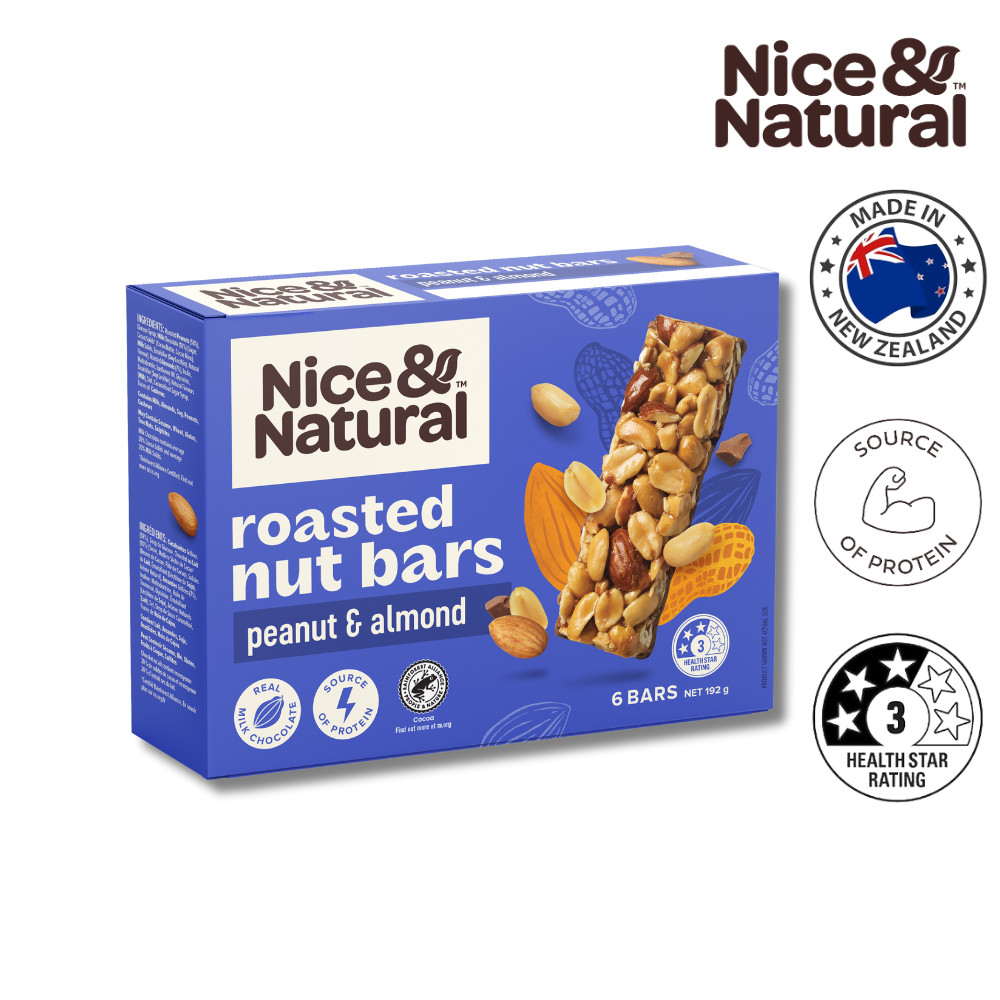 NICE & NATURAL ROASTED NUT BAR ALMOND 192G | Shopee Singapore
