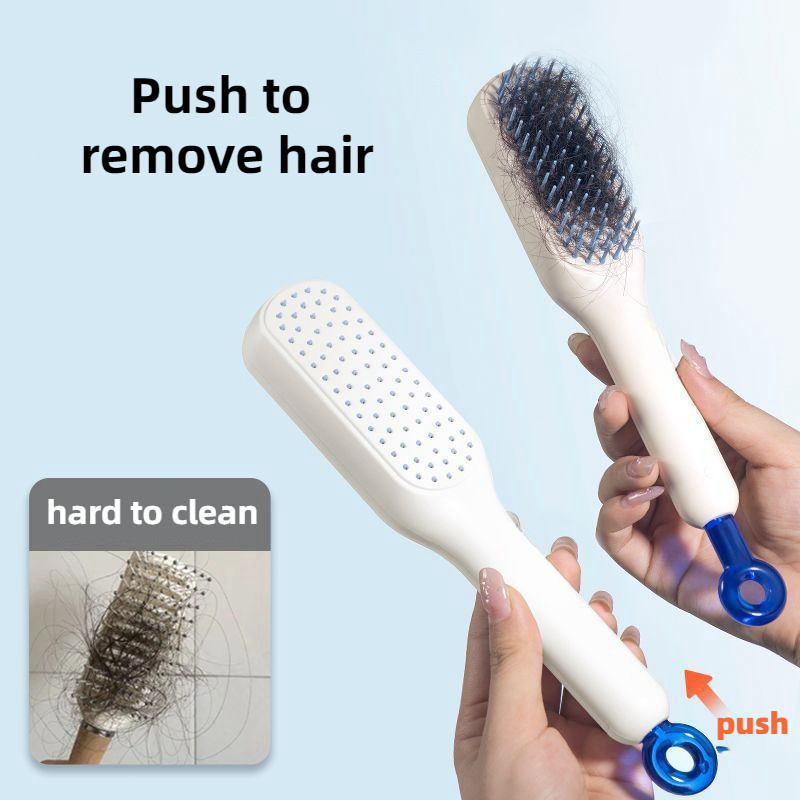 Retractable Magic Comb Hair Cleaning No Hair Damage Anti-Static ...
