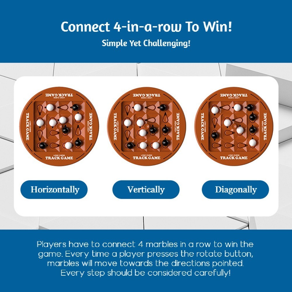 [EnL]🇸🇬 Logic Chess Connect 4 Track Game | Kids Family Bonding Game ...