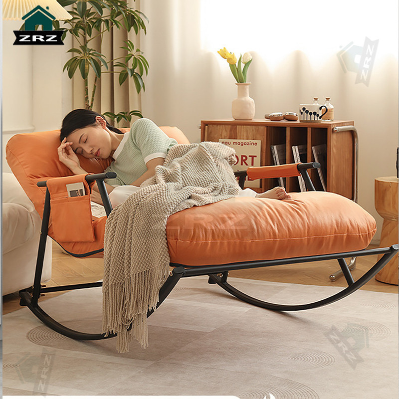 ZRZ Rocking chair lazy sofa rocking chair adult armrest thickened ...