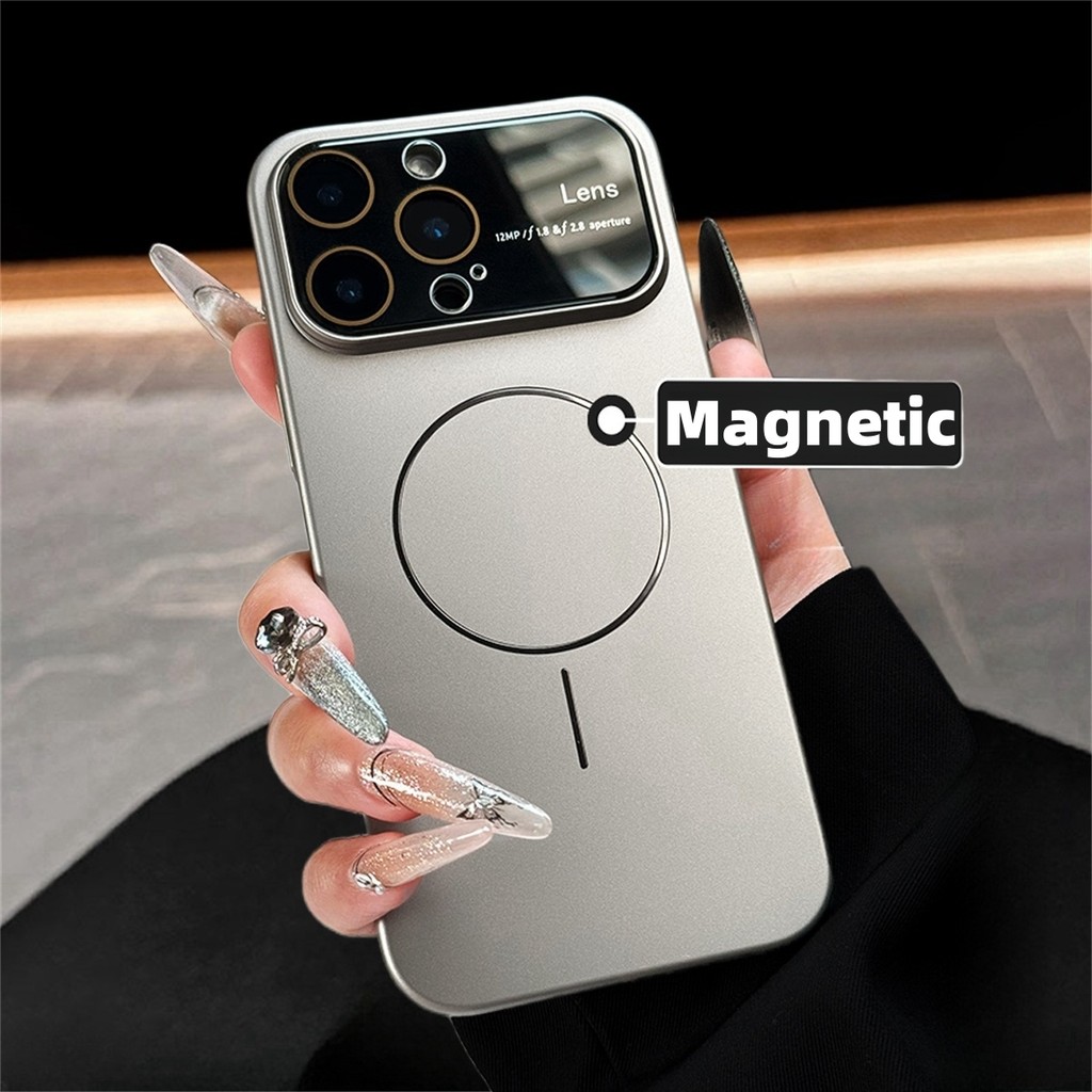 Casing titanium gray luxury matte shockproof phone case for iPhone 16 ...