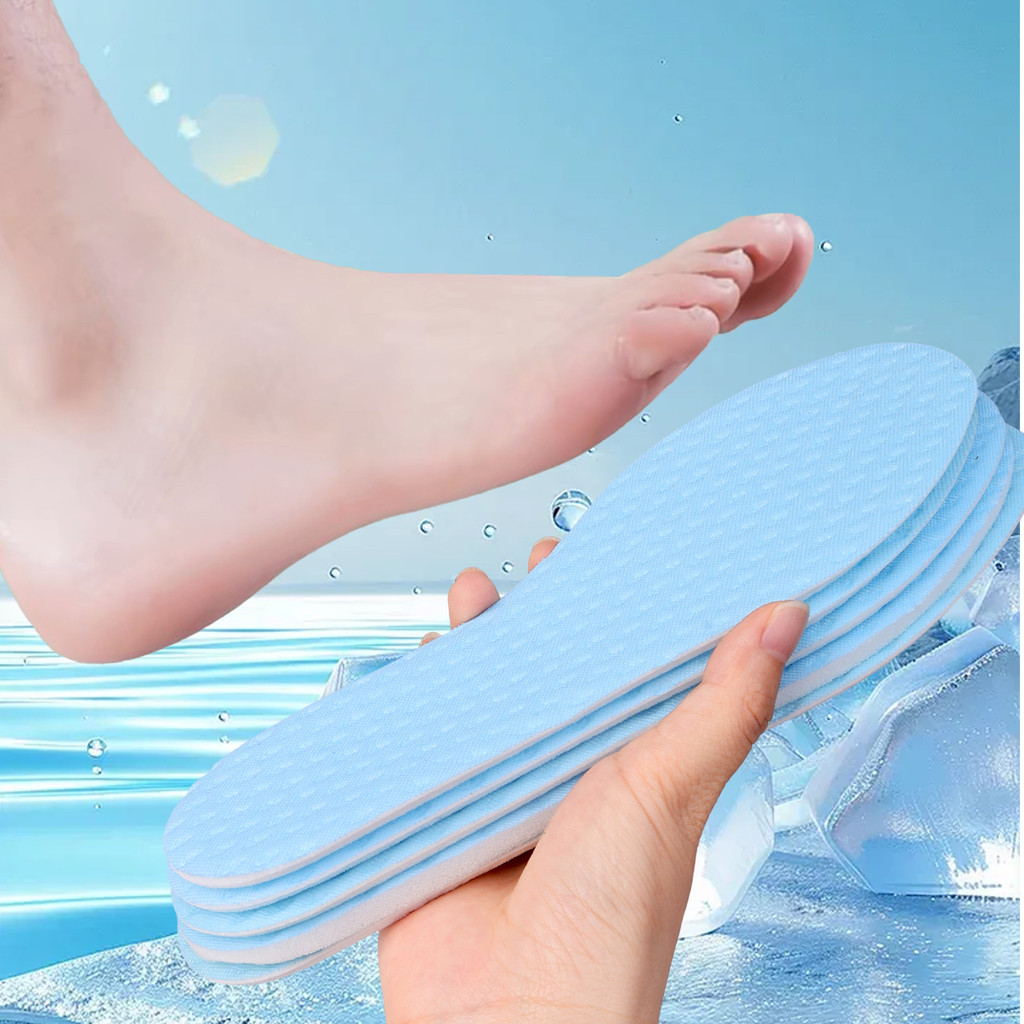 Summer Breathable Mesh Insoles for Men Women - Comfortable Cooling ...
