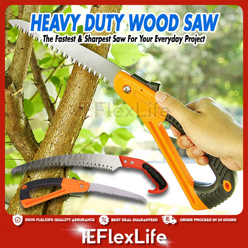 Pruning Wood Saw Heavy Duty 3 Choices Gardening Folding Saw Blade Tree ...