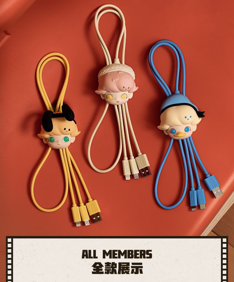 [100% Popmart Genuine] DIMOO WORLD Disney Series 2 in 1 Data Cable ...