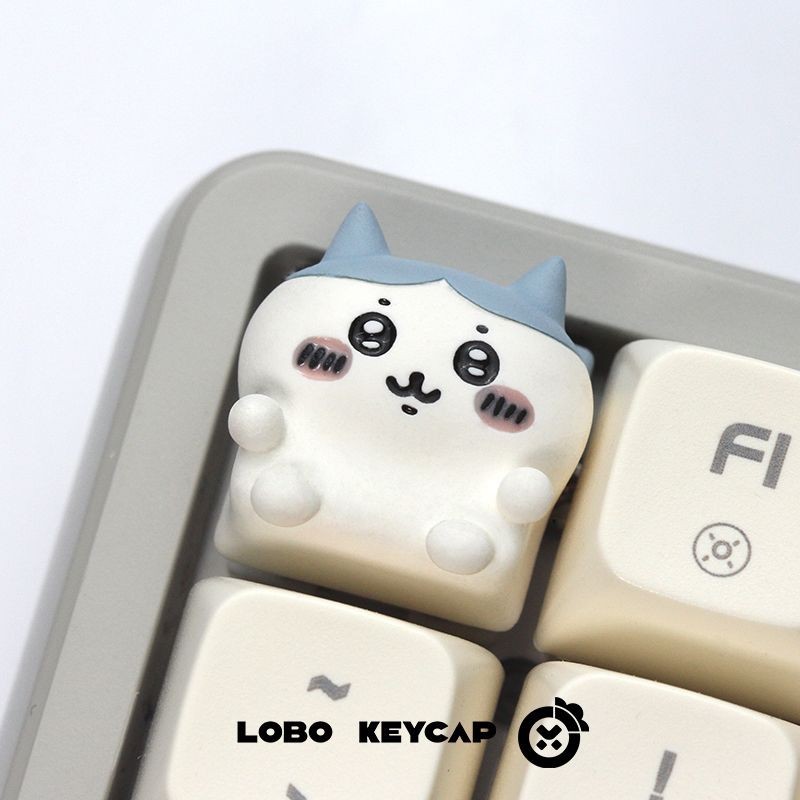 Chiikawa Hachiware Usagi Keycap Cherry R4 Profile PBT Five-side Dye ...