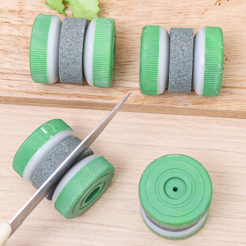 2Pcs Portable Sharpener - Handheld Sharpening Stone - Mini Pocket Sharp ...