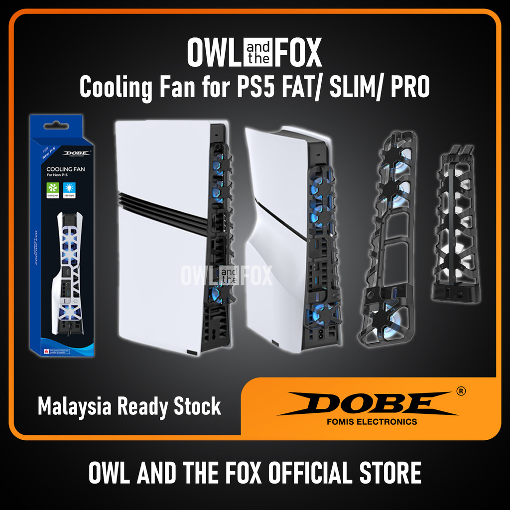 DOBE PS5 FAT SLIM PRO Console Host Cooling Fan Cooler 3 Fan Cooler TP5-1523 TP5-3538 TP5-35153S ...