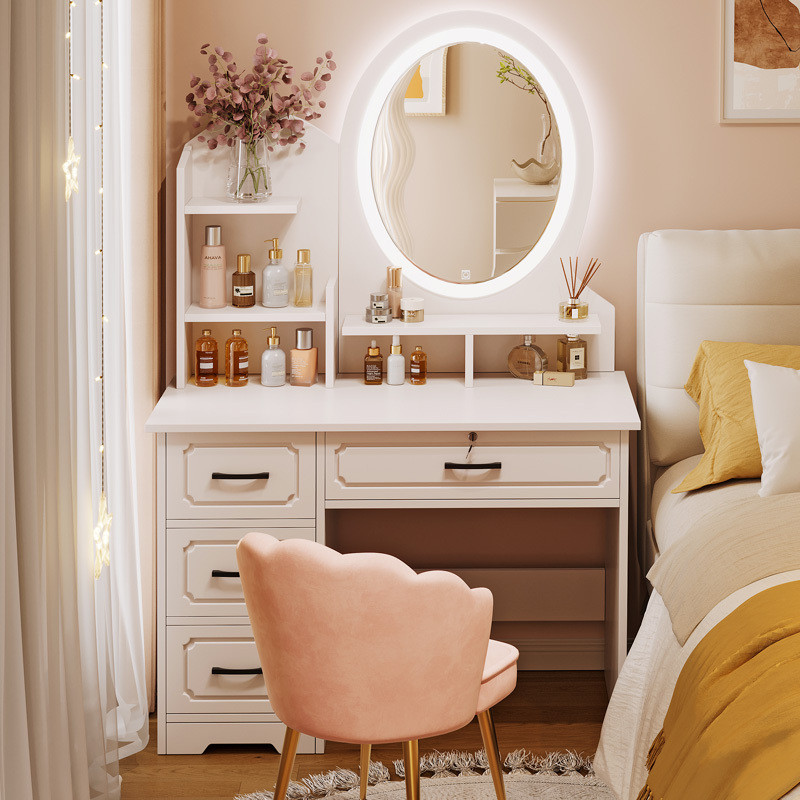 Dressing table 2025 new simple modern bedroom small dressing table ...