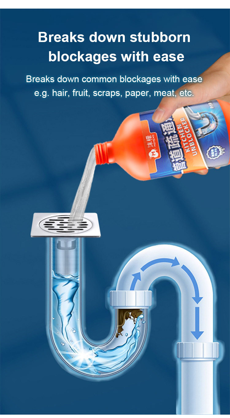 【HOT】buy1 free2 💕[Breaks Down Grease/Hair/Food Residue]Pipe Unblocker ...