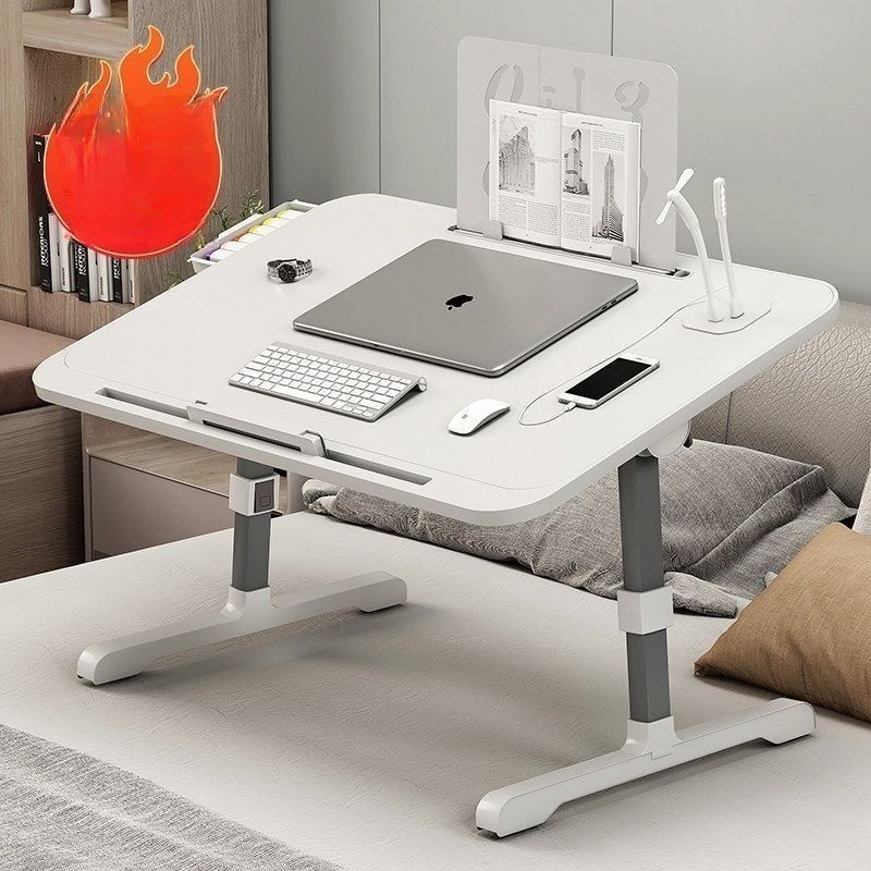 Bedroom Bay Window Bed Small Desk Laptop Computer Desk Lift Lazy Study ...