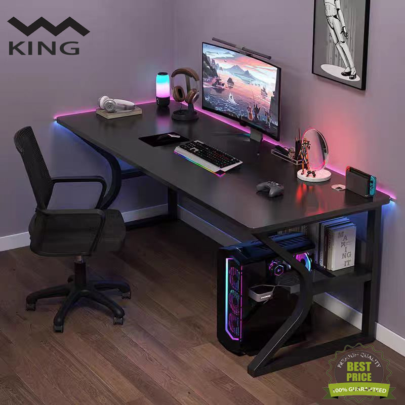 KING Computer Desk Table Bedroom Study Home | Shopee Singapore