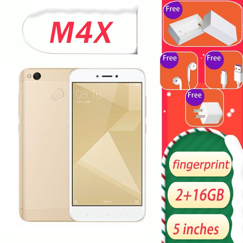 in stock RedMi 4X 2+16G 4G Network Superior Functions Smartphones For ...