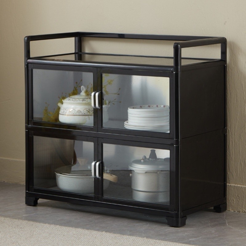 Kitchen Cabinet Aluminum Simple Storage Household Cabinet, Alloy ...