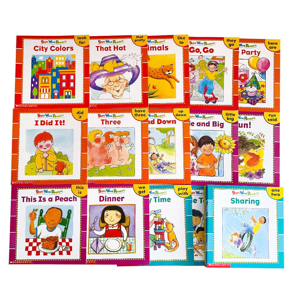 25Books Sight Word Readers Boxed Set English Keywords High-Frequency ...