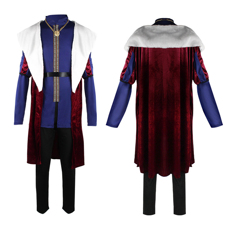 Traditional European Palace King Queen Cosplay Costume For Adult Loyal ...