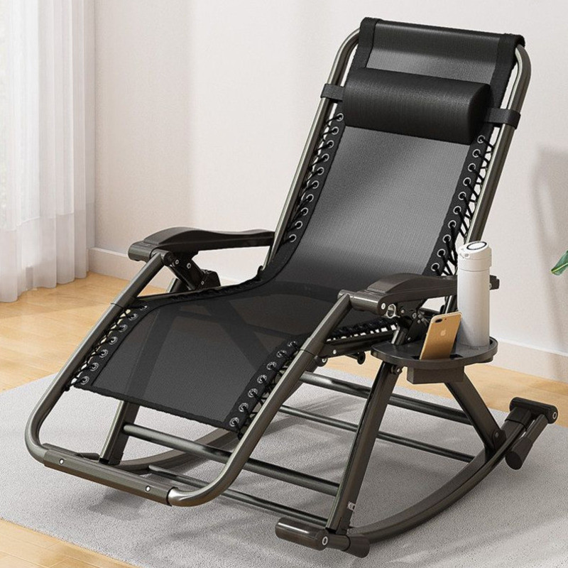Rocking Chair New Style Lunch Break Elderly Leisure Recliner Balcony ...