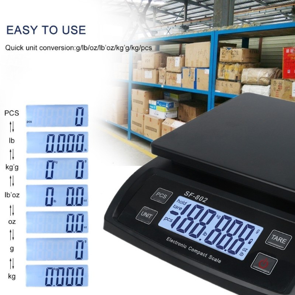 66lb/0.1oz Digital Shipping Scale High Precision Electronic Bench Scale ...