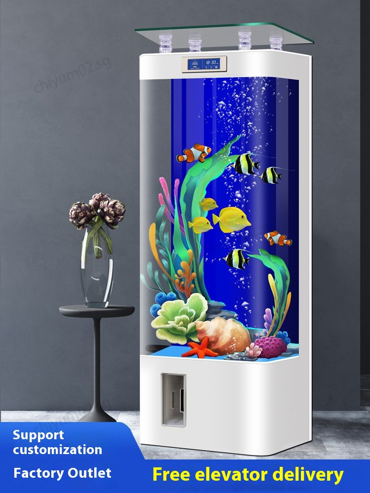 Smart Fish Tank Medium Vertical Filter Fish Tank Set Integrated ...
