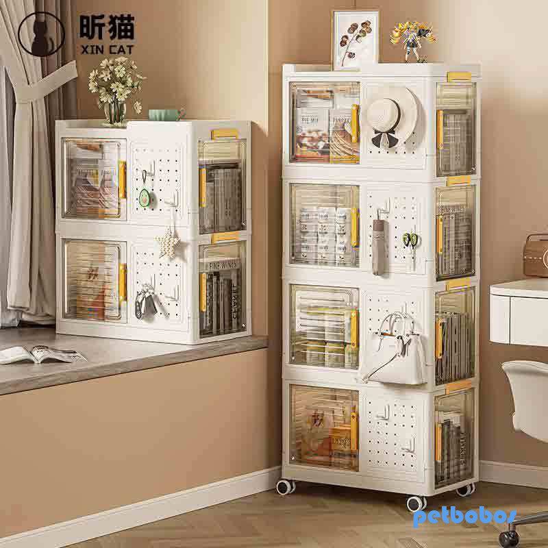 Storage cabinet free installation of household living room porch shelf ...