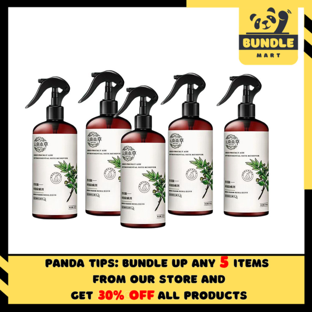 (BundleMart) Green Ash Prickly Bed Bug Removal Spray & Dust Mite ...