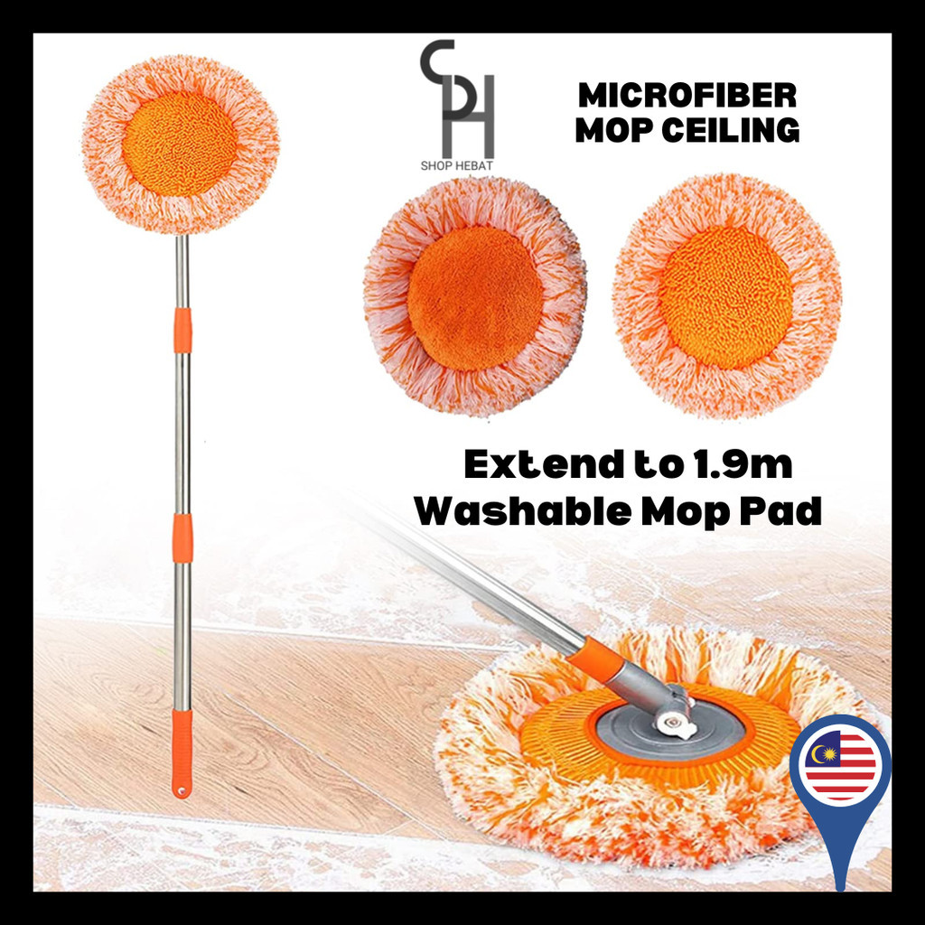 HEBAT Sunflower Mop Mop Lantai Mop Lantai Viral Dust Mop Microfiber Mop ...