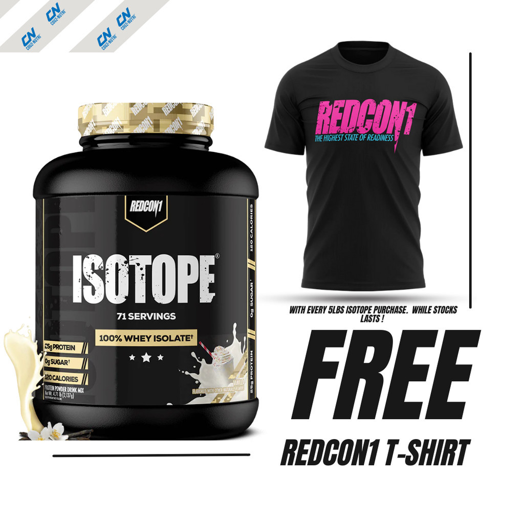 Redcon1 Isotope 100% Ultra Pure Whey Isolate / Hydrolyzed Whey Protein ...