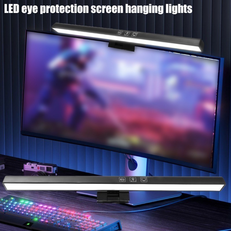 Led Screen Hanging Light - Eye-Care, Adjustable - Computer PC Monitor ...