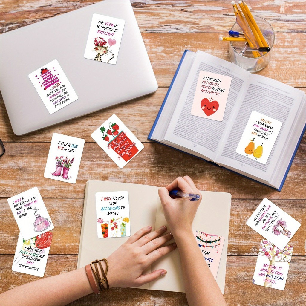 50 Pcs Cute Encouragement Note Cards Incentive Motivational Positive ...