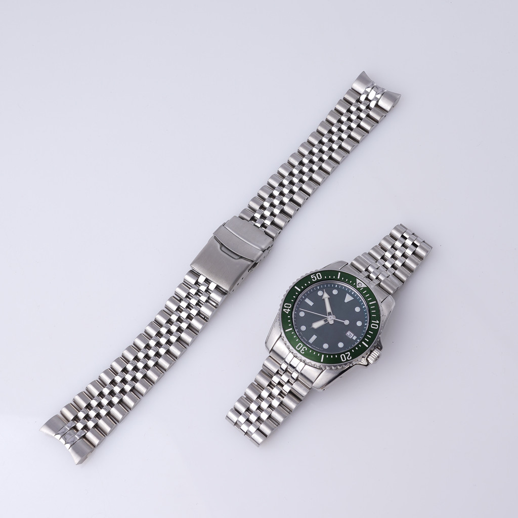 20mm Jubilee Strap For Seiko Sea SNE569 571 573 575 583P1 586P1 SBDN077 ...