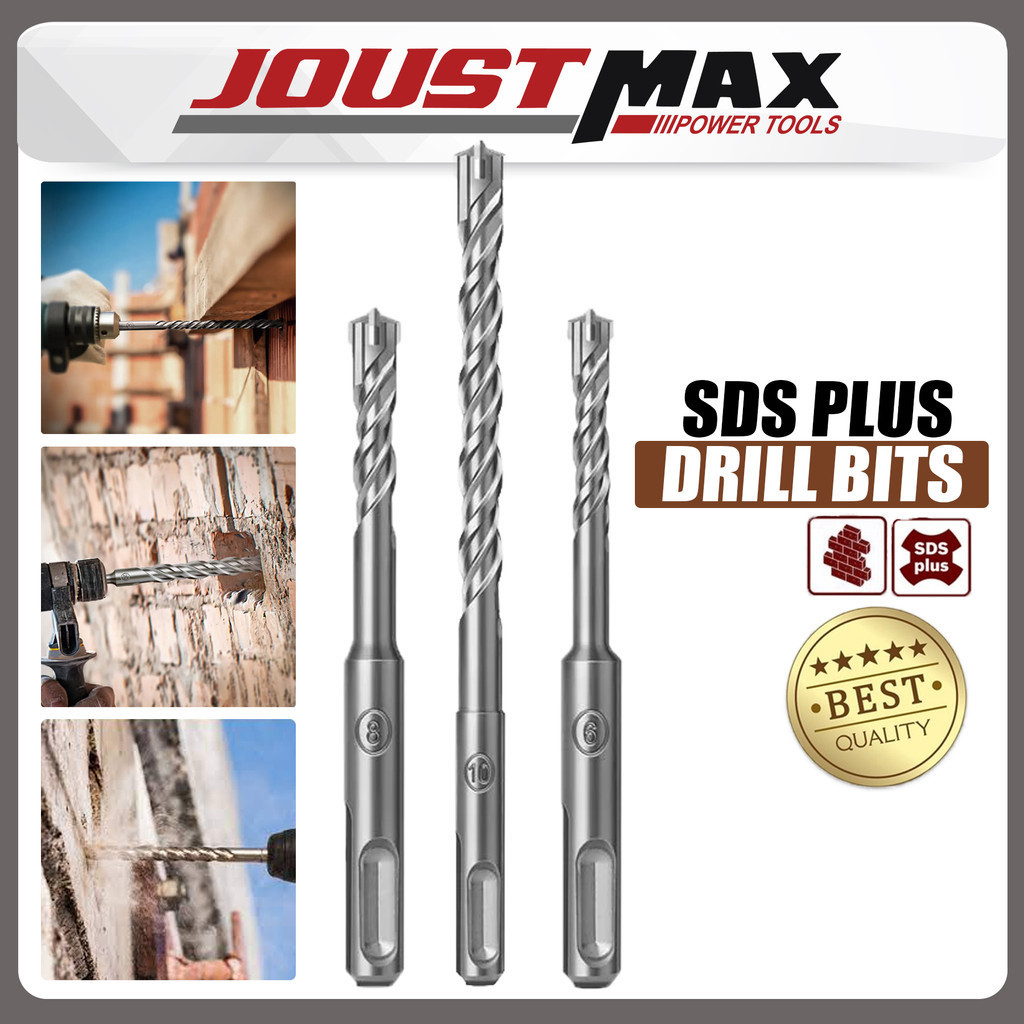 SDS Plus Concrete Drill Bit Mata Gerudi Dinding Hammer Drill Bit Wall ...