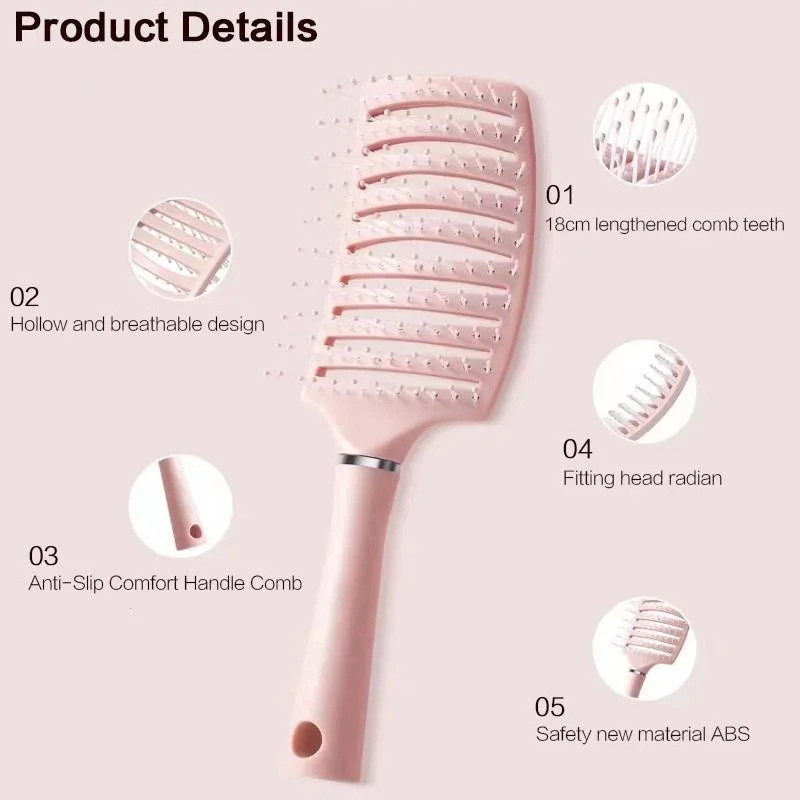 Professional Comb Set Salon Haircut Comb Brush Anti-Static Hairbrush ...