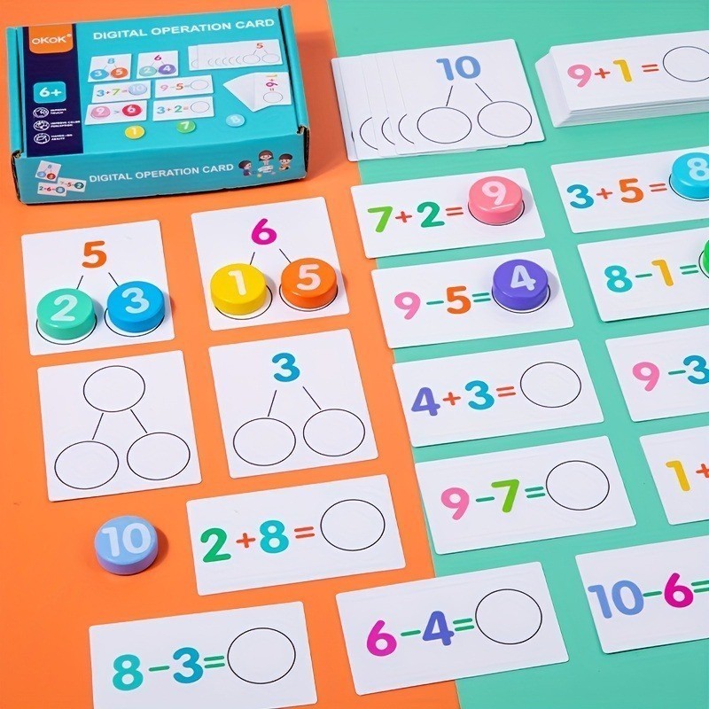 Counting Cognitive Matching Addition Subtraction Operation Within 10 ...