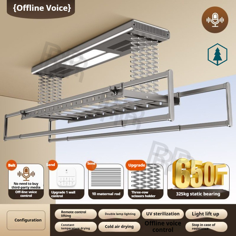Automated Laundry Rack Drying Rack With A Load Capacity Of 650 Pounds ...