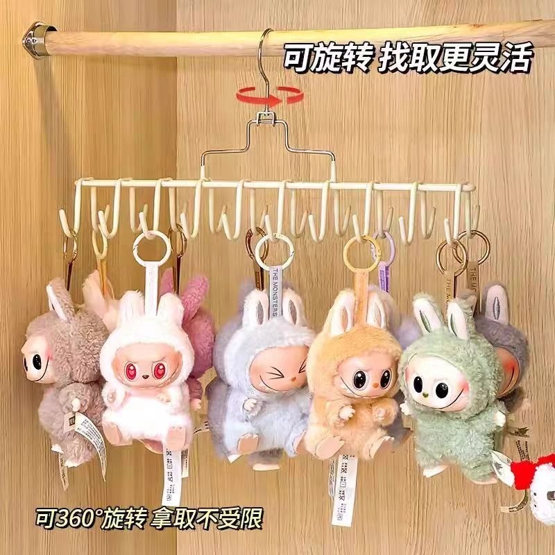 Cartoon doll Storage Rack doll Doll Pendant Hanging Shelf Plush Doll ...