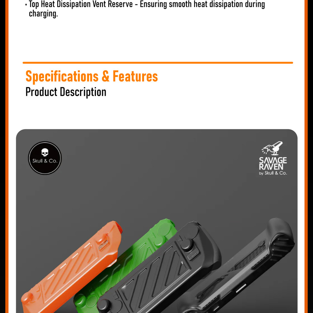 Skull & Co ROG ALLY X Hard Shell Front Cover (Only Compatible with ROG ...