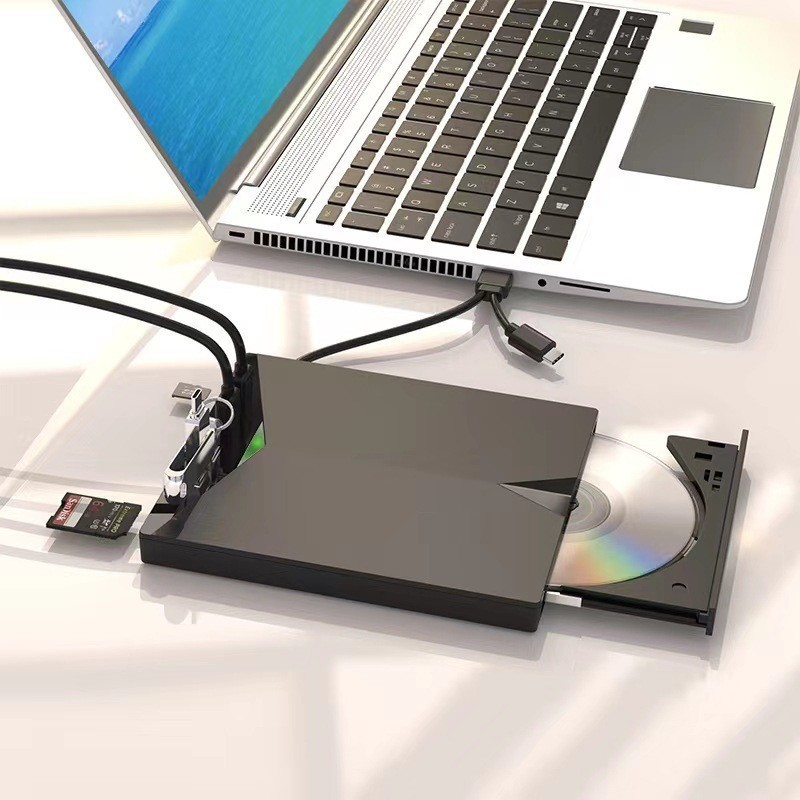Portable External DVD Player Optical Drive DVD CD-RW Burner Driver ...