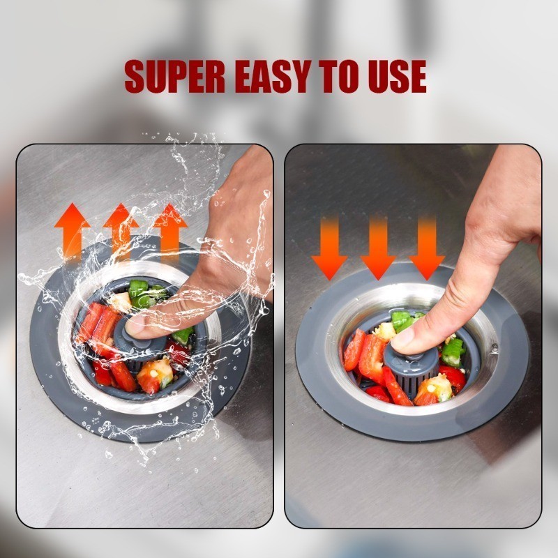 Catcher Waste Collector - 3 In 1 Food Slag Sink Launching Device ...