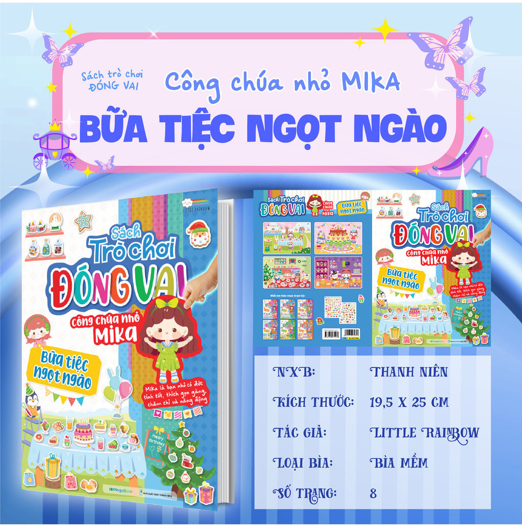 Little Princess Mika role-playing game book - Sweet party (Peel-stick ...