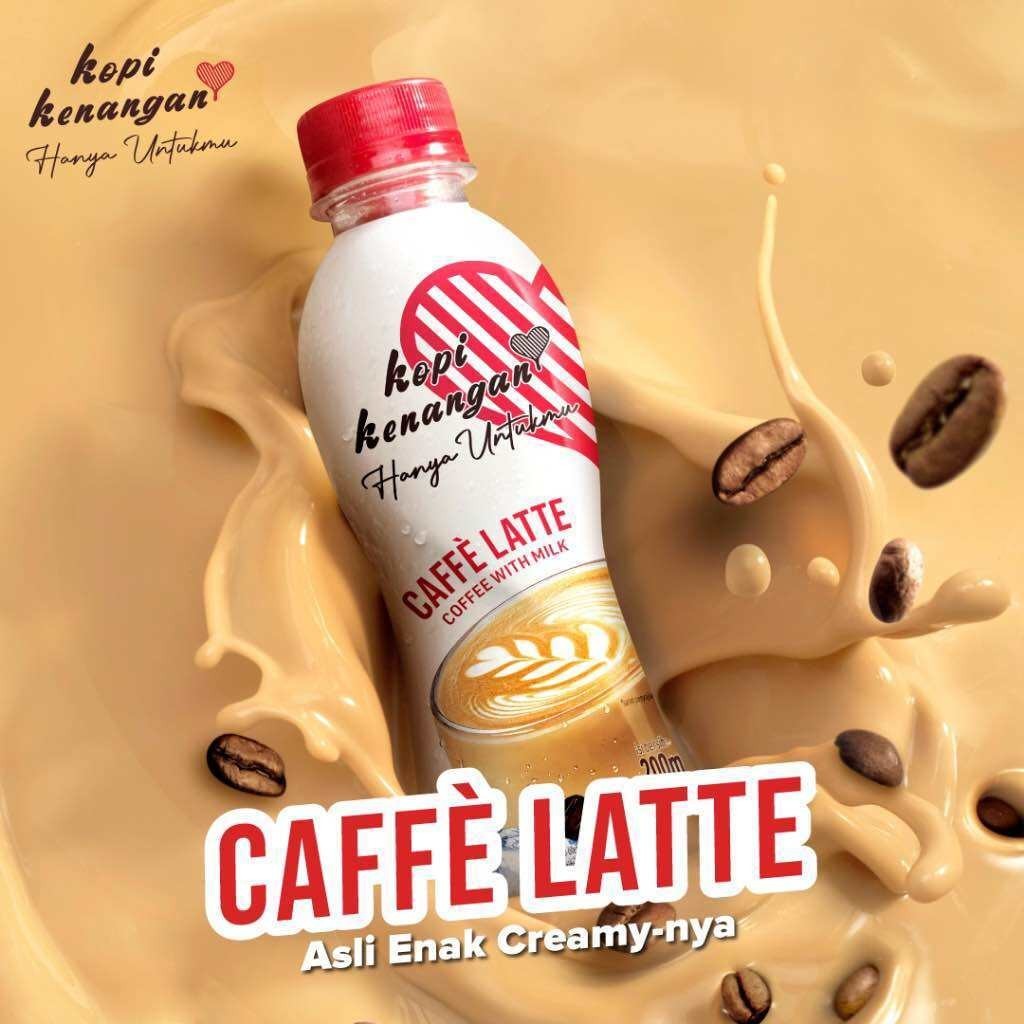 KOPI KENANGAN Caffe Latte 200ML X 24 (BOTTLE) | Shopee Singapore
