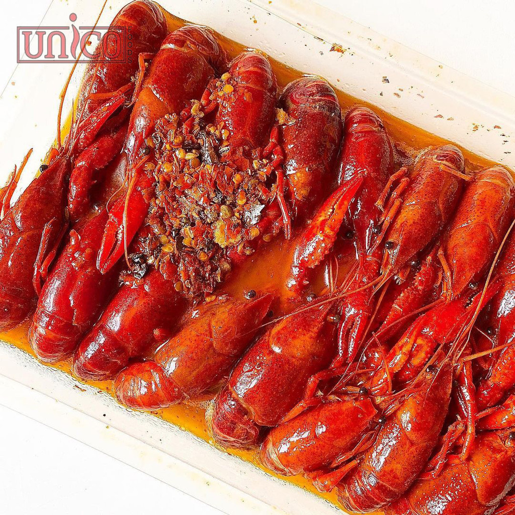 [UNICOFOODS] Mala Crawfish Baby Lobster (700g) | 麻辣小龙虾 | Shopee Singapore