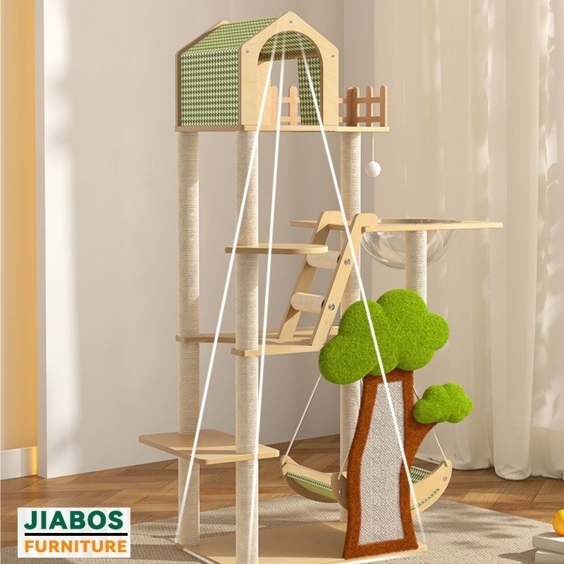 Cat Tree Cat Condo Tree Cat Tree House Integrated Climbing Frame ...
