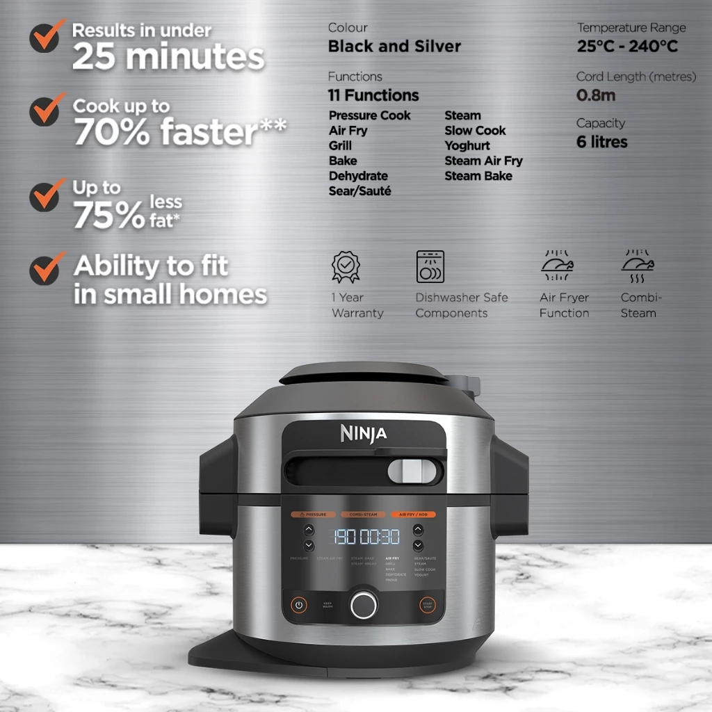 Ninja 11-in-1 SmartLid Multi-Cooker - OL550 | Shopee Singapore