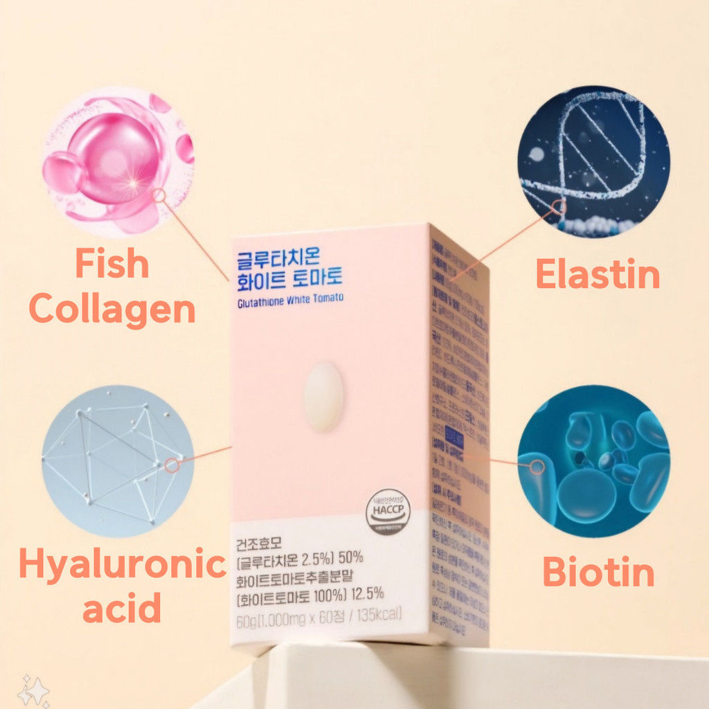 Radimery Glutathione White Tomato Tablets 60 tablets per box One Month ...