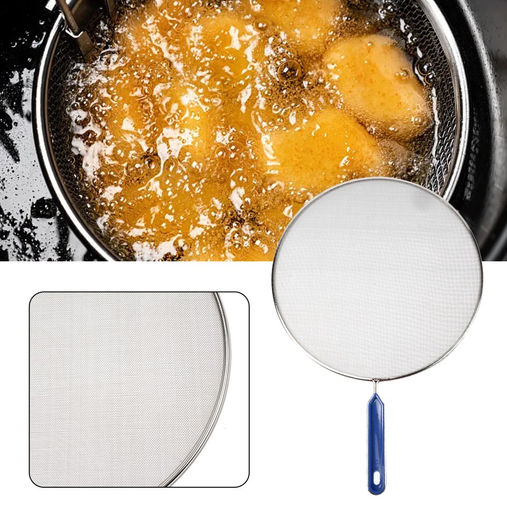 【Blink】4Size Anti Splatter Guard Oil Net Splash Cover Pan Screen ...