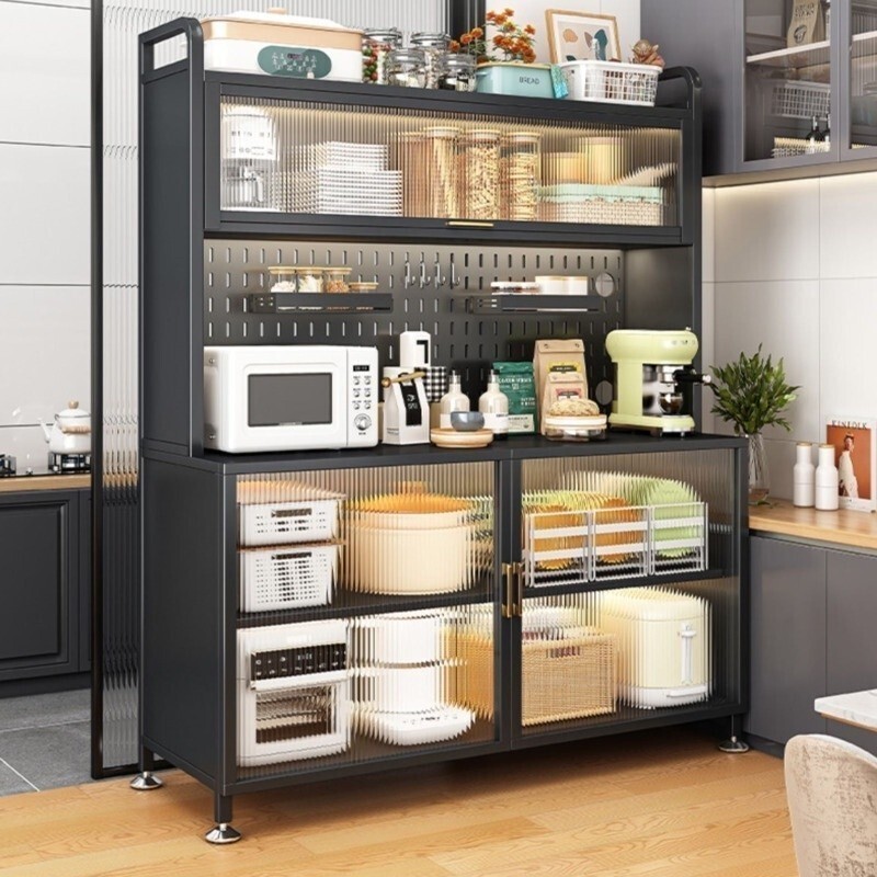Home Kitchen Multifunctional Microwave Oven Storage Cabinet | Shopee ...