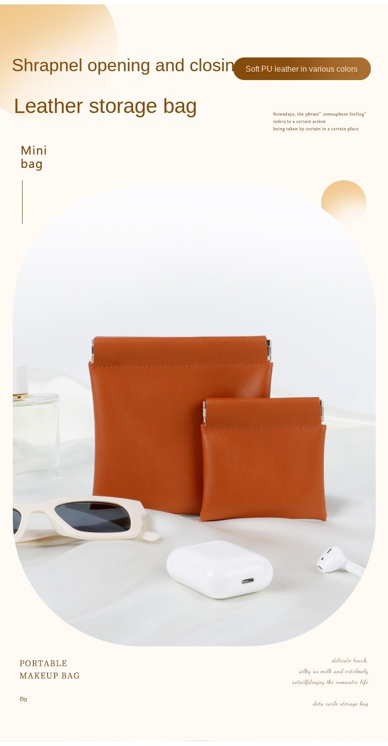 Waterproof Organizer Bag. Storage for Cosmetics, Coins, Etc. Features ...