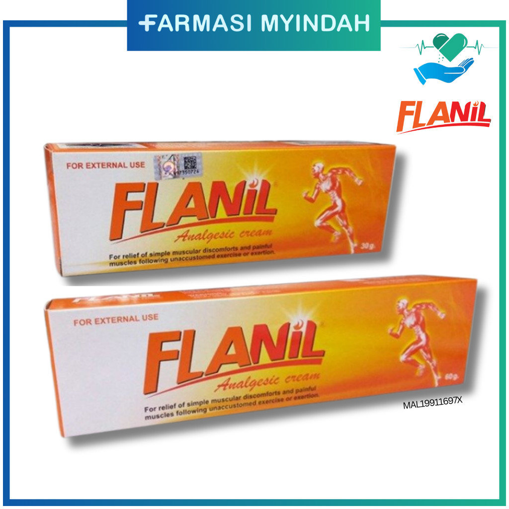 Flanil Analgesic Cream (60g / 30g) | Shopee Singapore