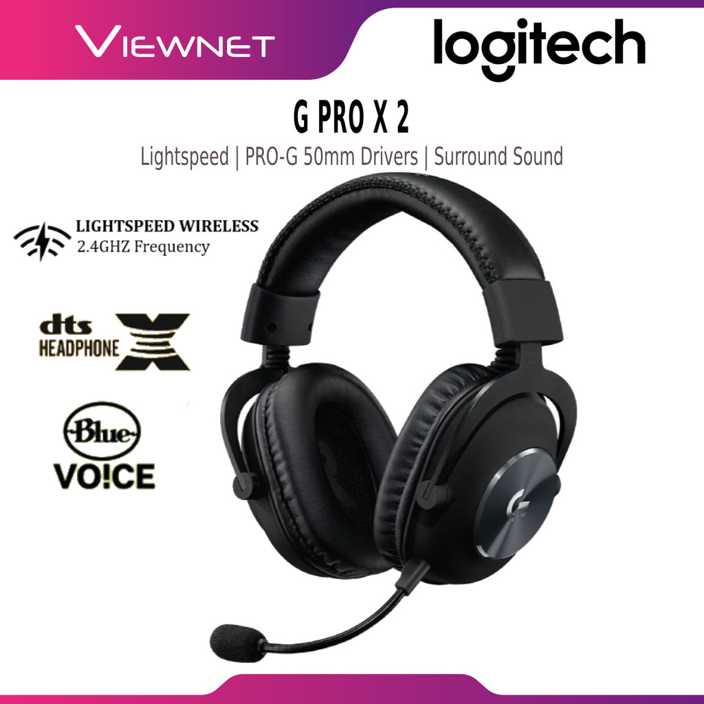 LOGITECH G PRO X WIRELESS LIGHTSPEED GAMING HEADSET 50MM PRO-G DRIVERS ...