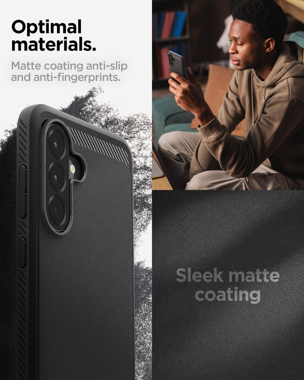 Spigen Samsung A56 5G Case Rugged Armor Galaxy A56 Casing Mil-Grade ...