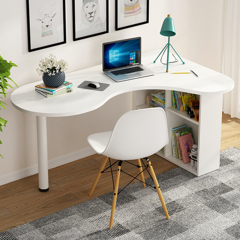 WCD Modern Corner Study Table Desktop Computer Table Curved Desk ...